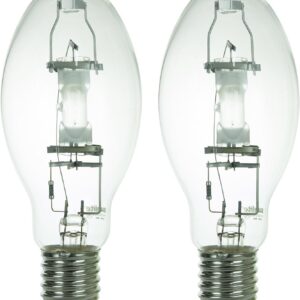 Sunlite MH250/U/MOG M58 Metal Halide Lamp, 250 Watts, Mogul Base (E39), ED28, 15,000 Hour Life Span, 21000 Lumen, Clear Finish, 4000K, 2 Pack