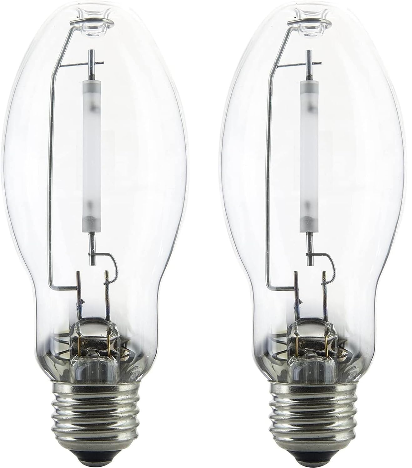 Sunlite LU150/MED 150 Watt HPS ED17 High Pressure Sodium Light Bulb, Medium Base, Clear (150 Watts 2 Pack)