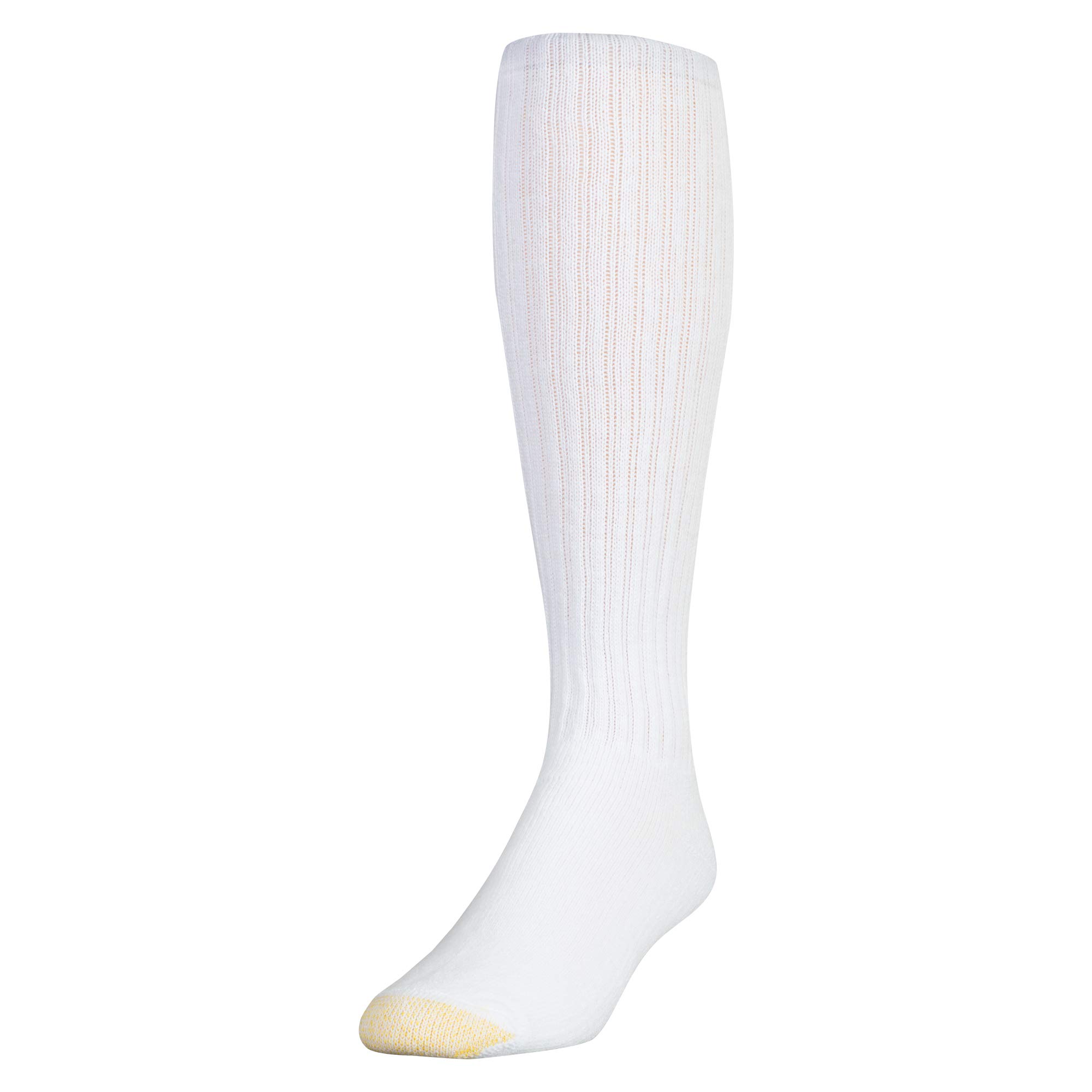 Gold Toe Men's Cotton Over-the-Calf Athletic Socks- 2PK(6 socks(shoe size: 6-12.5))