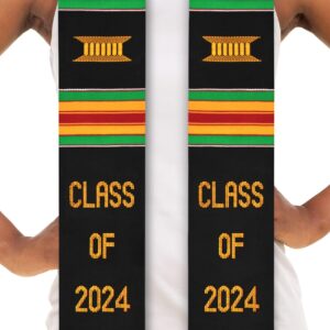 ADVANSYNC Class of 2025 Kente Cloth Graduation Stole (Class of 2025)