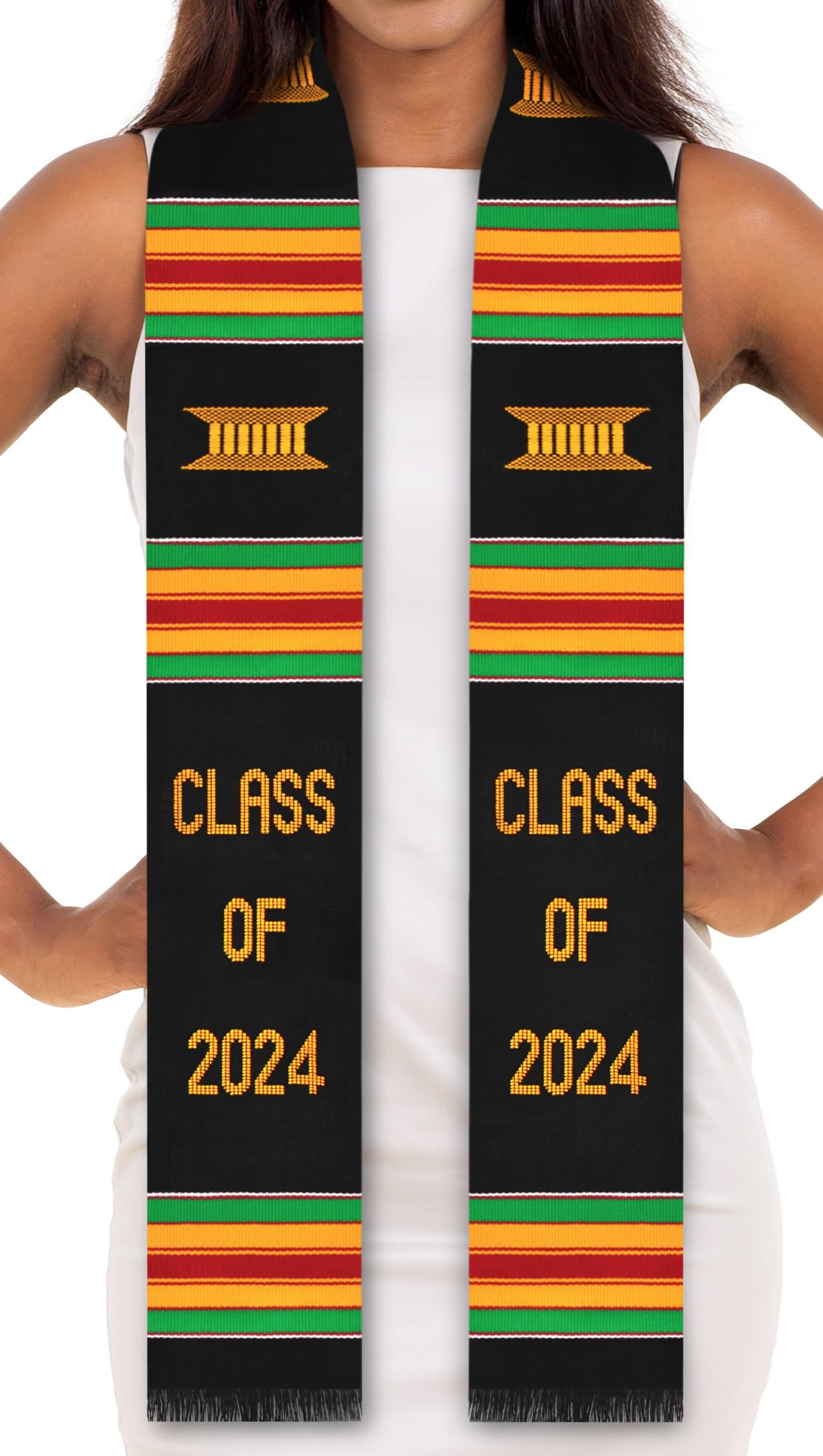 ADVANSYNC Class of 2025 Kente Cloth Graduation Stole (Class of 2025)