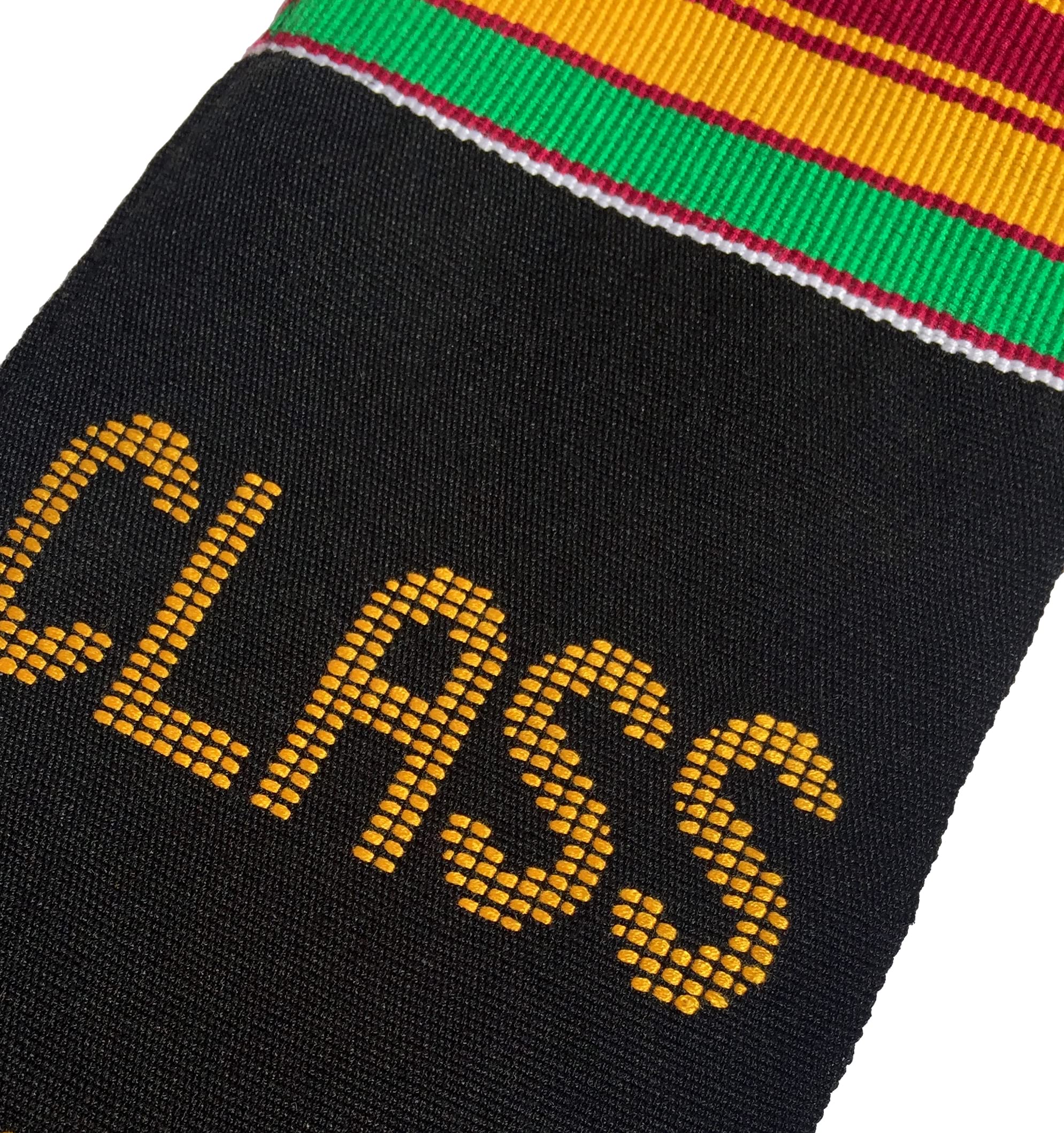 ADVANSYNC Class of 2025 Kente Cloth Graduation Stole (Class of 2025)