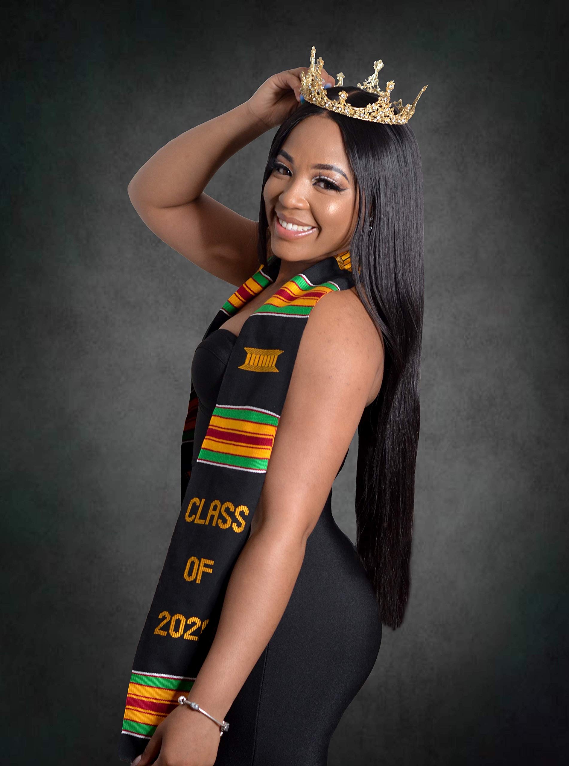 ADVANSYNC Class of 2025 Kente Cloth Graduation Stole (Class of 2025)