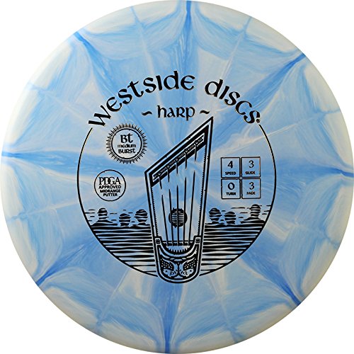 Westside Discs BT Medium Burst Harp Putter Golf Disc [Colors May Vary] - 173-176g