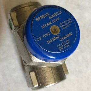 NEW 1/2" TD52 SPIRAX SARCO B.M. 54530C STEAM TRAP COOL BLUE THERMO DYNAMIC,AY