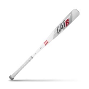 marucci cat8 -5 usssa senior league baseball bat, 2 3/4" barrel, 31"/ 26 oz, white