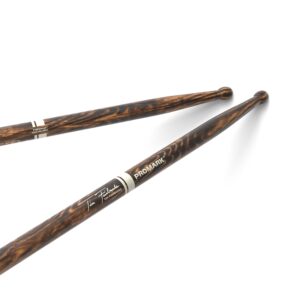 promark drum sticks - tim fairbanks drumsticks - drum sticks set - wood tip - firegrain hickory drumsticks - consistent weight and pitch - 1 pair