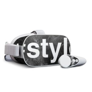 mightyskins skin compatible with oculus go mobile vr - style | protective, durable, and unique vinyl decal wrap cover | easy to apply, remove, and change styles | made in the usa