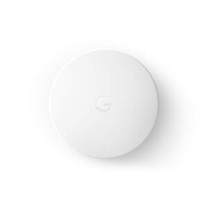 google nest temperature sensor- that works with nest learning thermostat and nest thermostat e - smart home, white