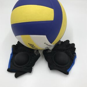 Volleyball Setter Training Gloves - Perfect Training Aid to Teach Proper Setting Technique - No Flat Hands