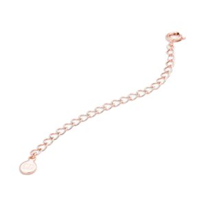 gorjana women's 3 inch adjustable necklace extender, 18k rose gold plated