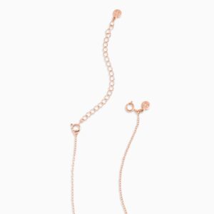 gorjana Women's 3 Inch Adjustable Necklace Extender, 18k Rose Gold Plated