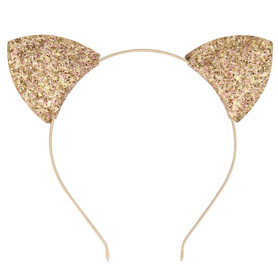 Ears Headband Glitter Cat Ears Cat Ears Cute Cat Ears Glitter Hair Bands Cat Ears Headband for Daily Wearing and Party Decorations,One Size,Pack of 5