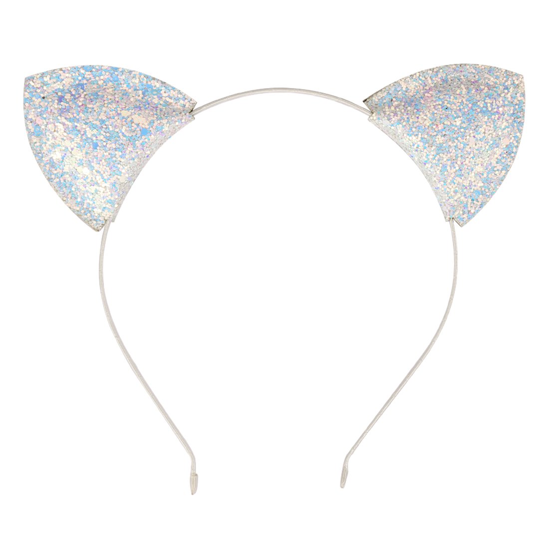 Ears Headband Glitter Cat Ears Cat Ears Cute Cat Ears Glitter Hair Bands Cat Ears Headband for Daily Wearing and Party Decorations,One Size,Pack of 5