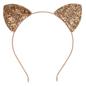 Ears Headband Glitter Cat Ears Cat Ears Cute Cat Ears Glitter Hair Bands Cat Ears Headband for Daily Wearing and Party Decorations,One Size,Pack of 5