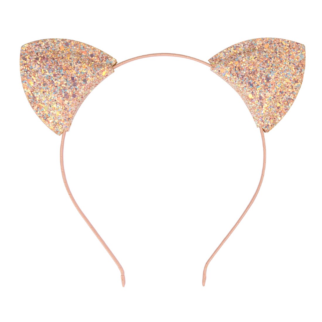 Ears Headband Glitter Cat Ears Cat Ears Cute Cat Ears Glitter Hair Bands Cat Ears Headband for Daily Wearing and Party Decorations,One Size,Pack of 5