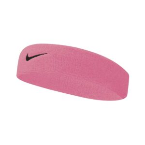 nike swoosh headband pink gaze/oil grey osfm