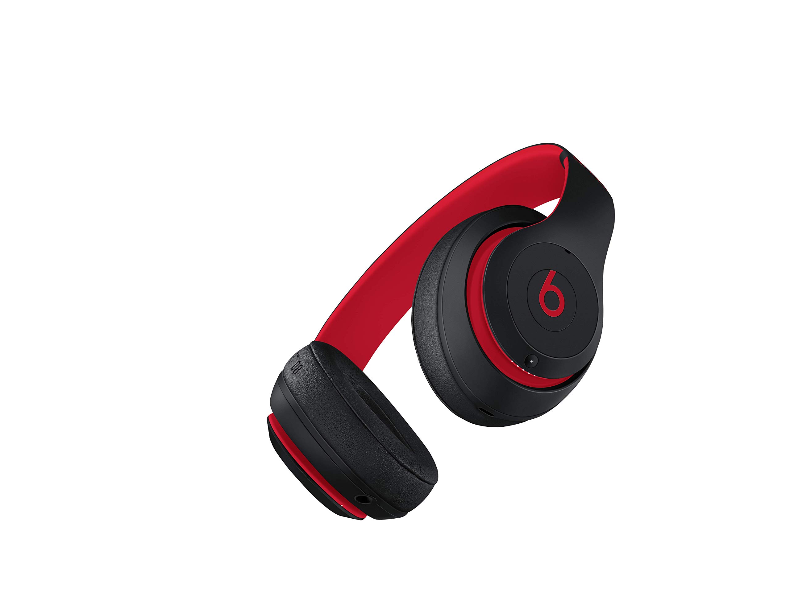 Beats Studio3 Wireless Noise Cancelling On-Ear Headphones - Apple W1 Headphone Chip, Class 1 Bluetooth, Active Noise Cancelling, 22 Hours Of Listening Time - Defiant Black-Red (Previous Model)