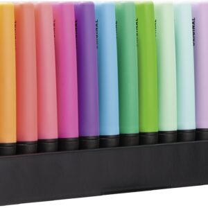 STABILO BOSS Original Fluorescent and Pastel Highlighters – Deskset of 15 Assorted Colours