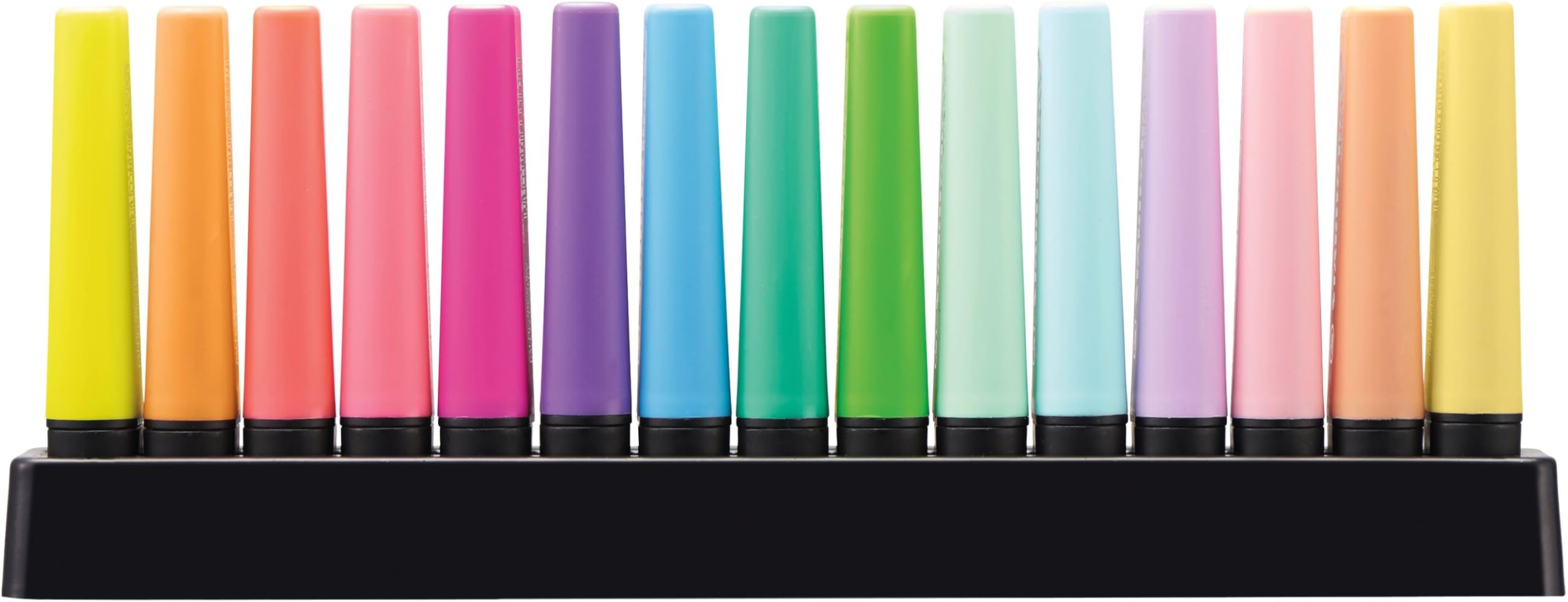 STABILO BOSS Original Fluorescent and Pastel Highlighters – Deskset of 15 Assorted Colours