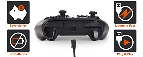 PowerA Enhanced Wired Controller for Xbox One - Black