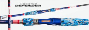 favorite fishing usa- defender spinning rod, 7'0" medium heavy 2 piece