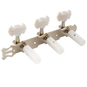 Musiclily Pro 3+3 Lyra Style Classical Guitar Machine Heads Tuning Pegs Keys Tuners Set Butterfly Button Nickel