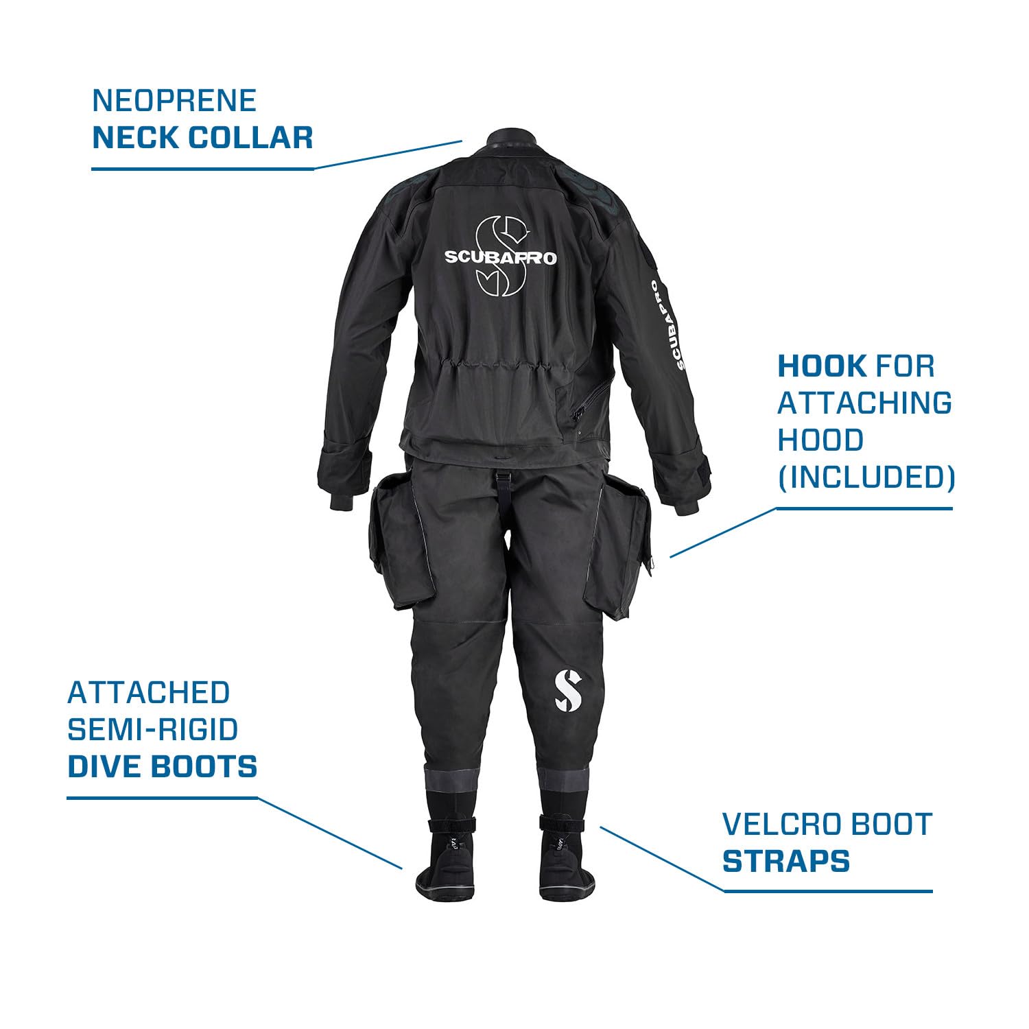 SCUBAPRO Evertech Dry Breathable Men's Drysuit (Large)