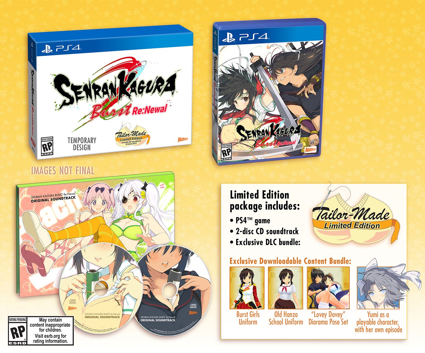 Senran Kagura Burst Re: Newal - Tailor-Made Edition - PlayStation 4