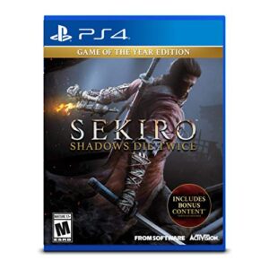 sekiro shadows die twice - playstation 4