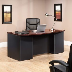 Sauder Via Collection Executive Desk, Classic Cherry finish