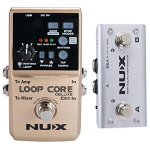 nux loop core deluxe 24-bit looper pedal