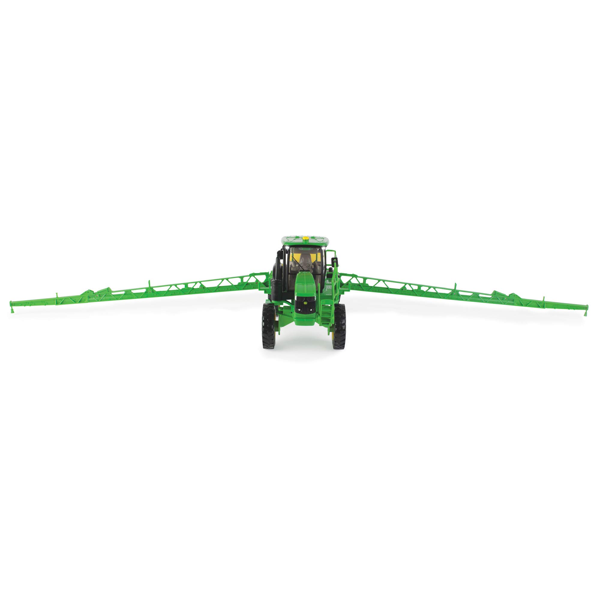 John Deere Tomy Big Farm Lights & Sounds JD R4023 Sprayer, Green, Yellow (1:16 Scale),Unisex Children