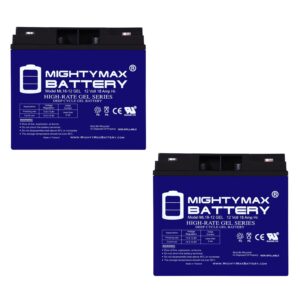 mighty max battery 12v 18ah gel battery for pride go-go sport model s74-2 pack