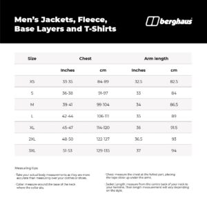 Berghaus Men's Tephra Stretch Reflect Jacket, Carbon, M