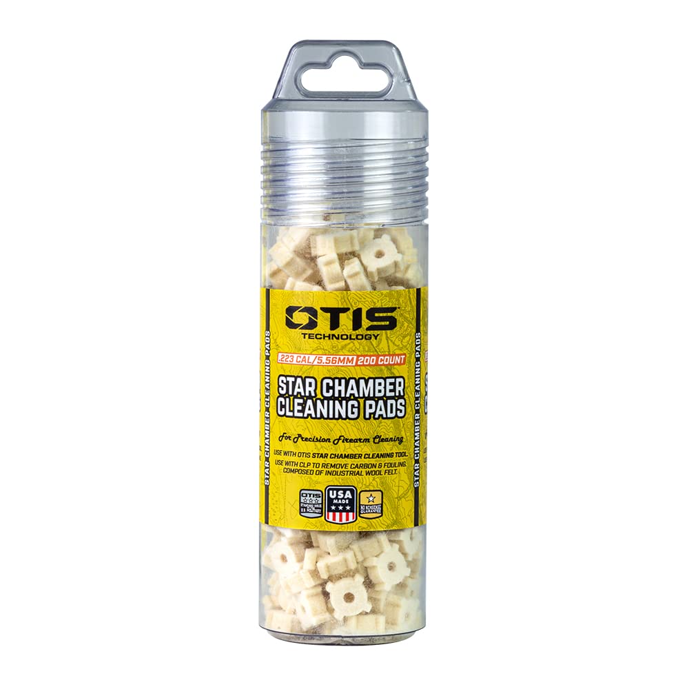 Otis Technology .223Cal/5.56mm Star Chamber Cleaning Pads, Multi, one Size