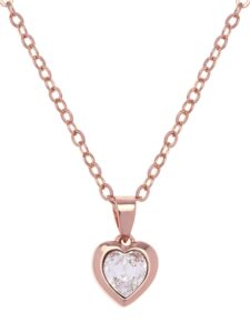 ted baker london hannela crystal heart pendant necklace for women