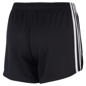 adidas Girls' Big 3-Stripes Mesh Shorts, Adi Black, Small