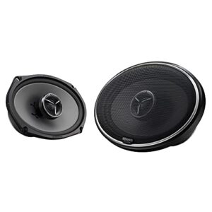 kenwood excelon kfc-x694 6x9-inch 2-way, series car speakers - 300 watts of peak power, full range, shallow mount is perfect factory oem replacements