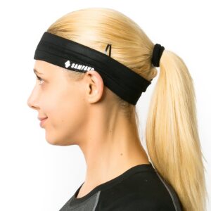 SAMFAVO Sports Headbands for Women and Men-Workout Headbands-Sweatband for Running Fitness Yoga Basketball