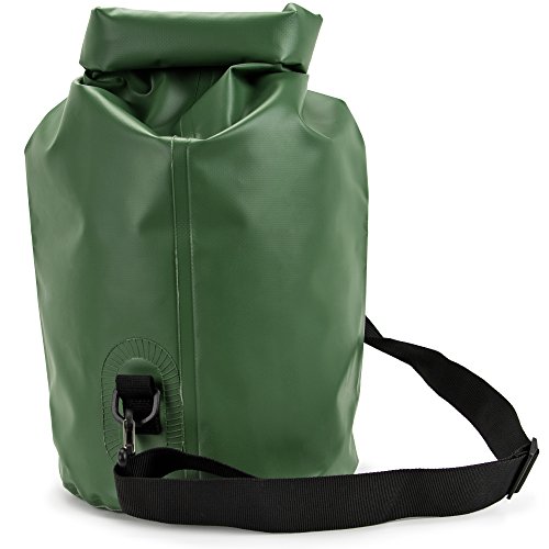 Grizzly Peak Dri-Tech Waterproof IP 66 Lightweight Roll-Top Sack Dry Bag with Adjustable Straps, 20 L