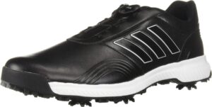 adidas mens cp traxion boa golf shoe, core black/ftwr white/silver metallic, 9.5 us