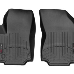 WeatherTech Custom Fit FloorLiners for GMC Terrain - 1st Row (4412341), Black