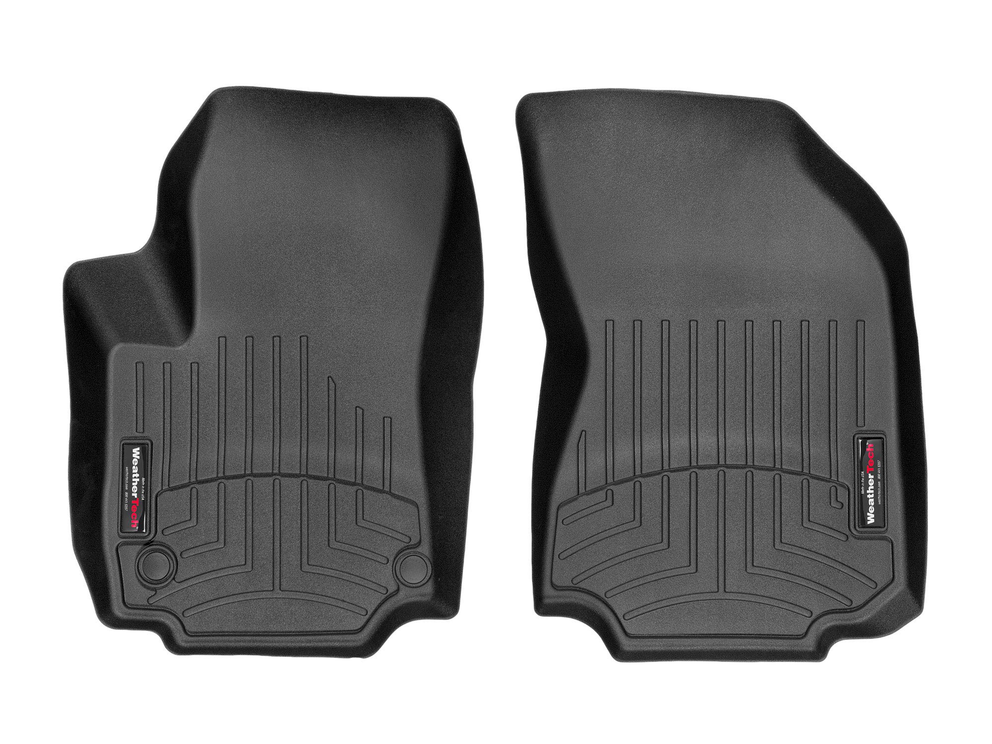 WeatherTech Custom Fit FloorLiners for GMC Terrain - 1st Row (4412341), Black