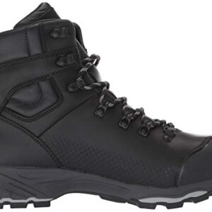 Vasque mens St. Elias Fg Gtx Full-grain Leather Gore-tex Waterproof Hiking Shoe, Jet Black, 7 US