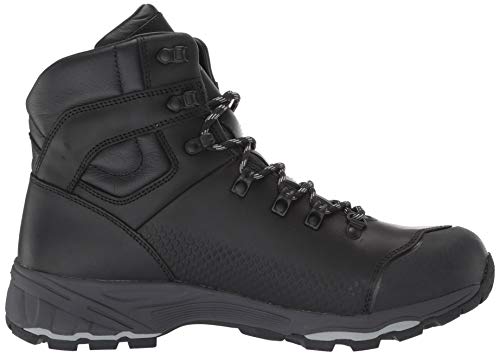 Vasque mens St. Elias Fg Gtx Full-grain Leather Gore-tex Waterproof Hiking Shoe, Jet Black, 7 US