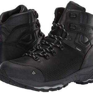 Vasque mens St. Elias Fg Gtx Full-grain Leather Gore-tex Waterproof Hiking Shoe, Jet Black, 7 US