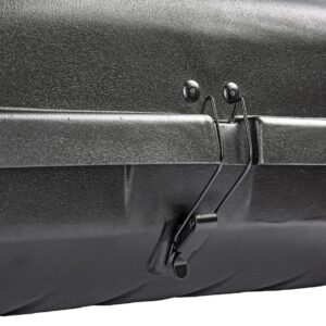 JEGS Rooftop Cargo Carrier for Car Storage - Small Roof Rack Cargo Carrier - Heavy Duty Weatherproof Storage - Made in USA - 10 Cubic Ft - 110 Lb Capacity - Zero Tool Easy Assembly - Aero Design