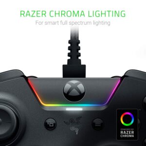 Razer Wolverine Ultimate Chroma- Fully Customizable Gamepad Controller - Interchangeable Analog Sticks & Dpad - Compatible with Xbox One, PC (Renewed)