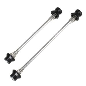 cyclingdeal bike bicycle wheel hub non quick release lock skewers set 5mm - prevent removing wheels by hands - for mtb bikes